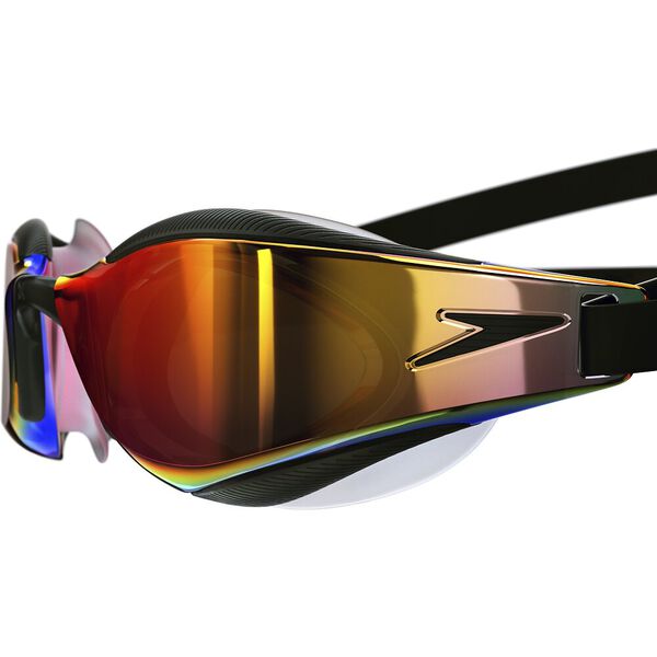 Adult Fastskin Hyper Elite Mirror Goggle Black/Oxid Grey/Fire Gold ...