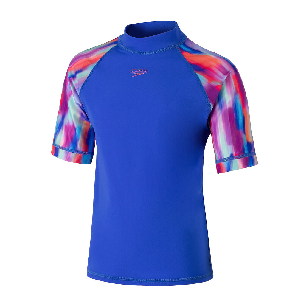 Girls Endurance + Short Sleeve Sun Top Cobalt Pop | Rashies & Sun Tops ...
