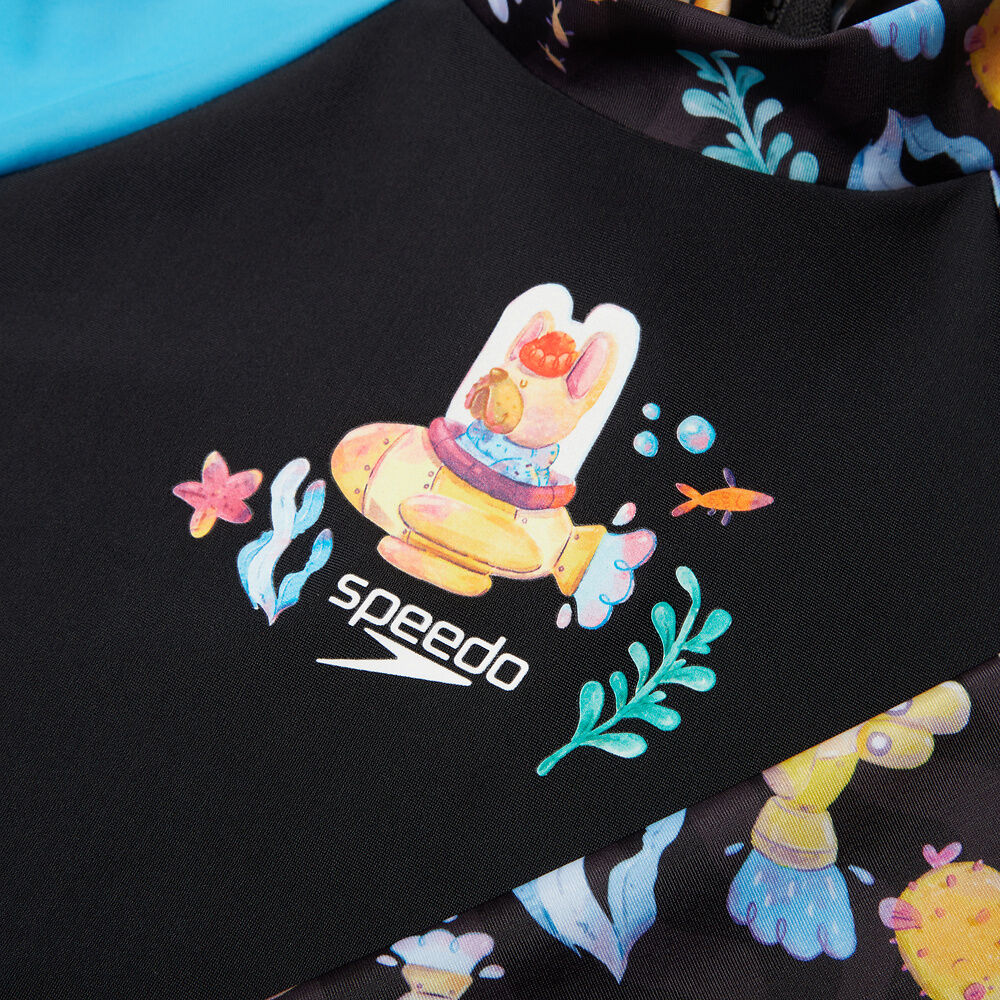 Infant Boys Digital Long Sleeve Rash Top Black/Oxid Grey | Sun ...