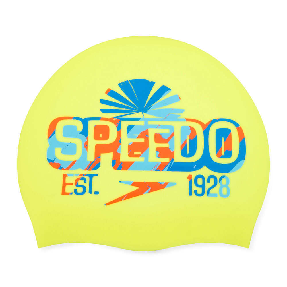 Printed Silicone Cap Lemon Drizzle/Picton Blue/Punch Blue | Accessories ...