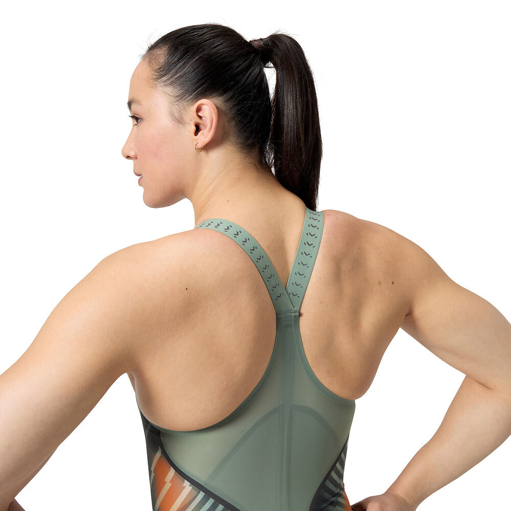 Womens Fastskin LZR Pure Intent 2.0 Closedback Kneeskin Country Green ...