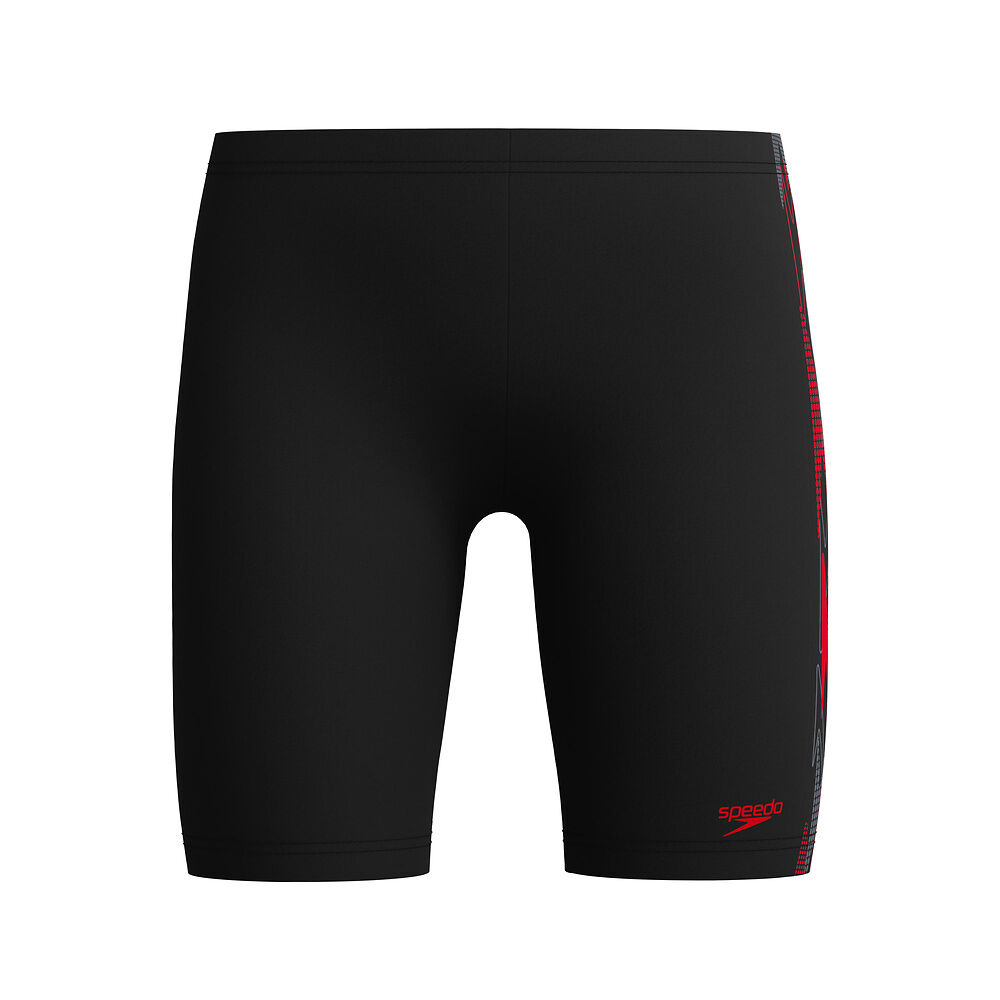 Junior Boys Plastisol Placement Jammer Anthracite/High Risk Red ...