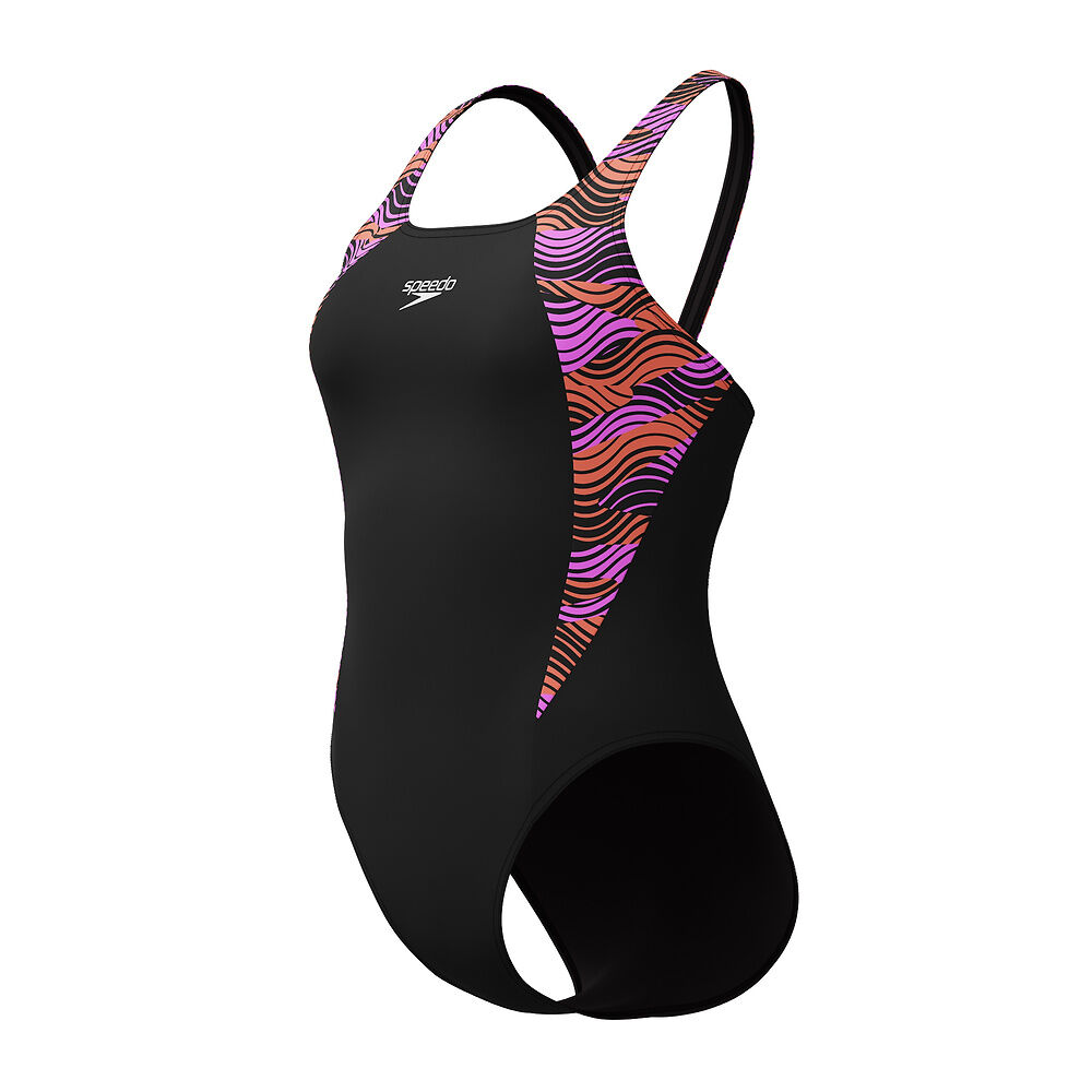 Womens HyperBoom Splice Muscleback Neon Violet | Womens | Speedo Australia