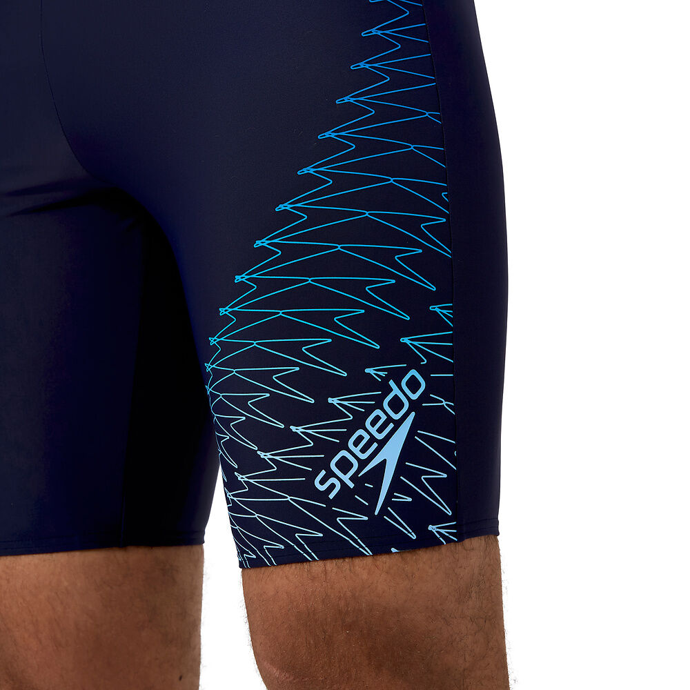 Mens Medley Logo Jammer Navy/Lagoon Blue | Jammers | Speedo Australia