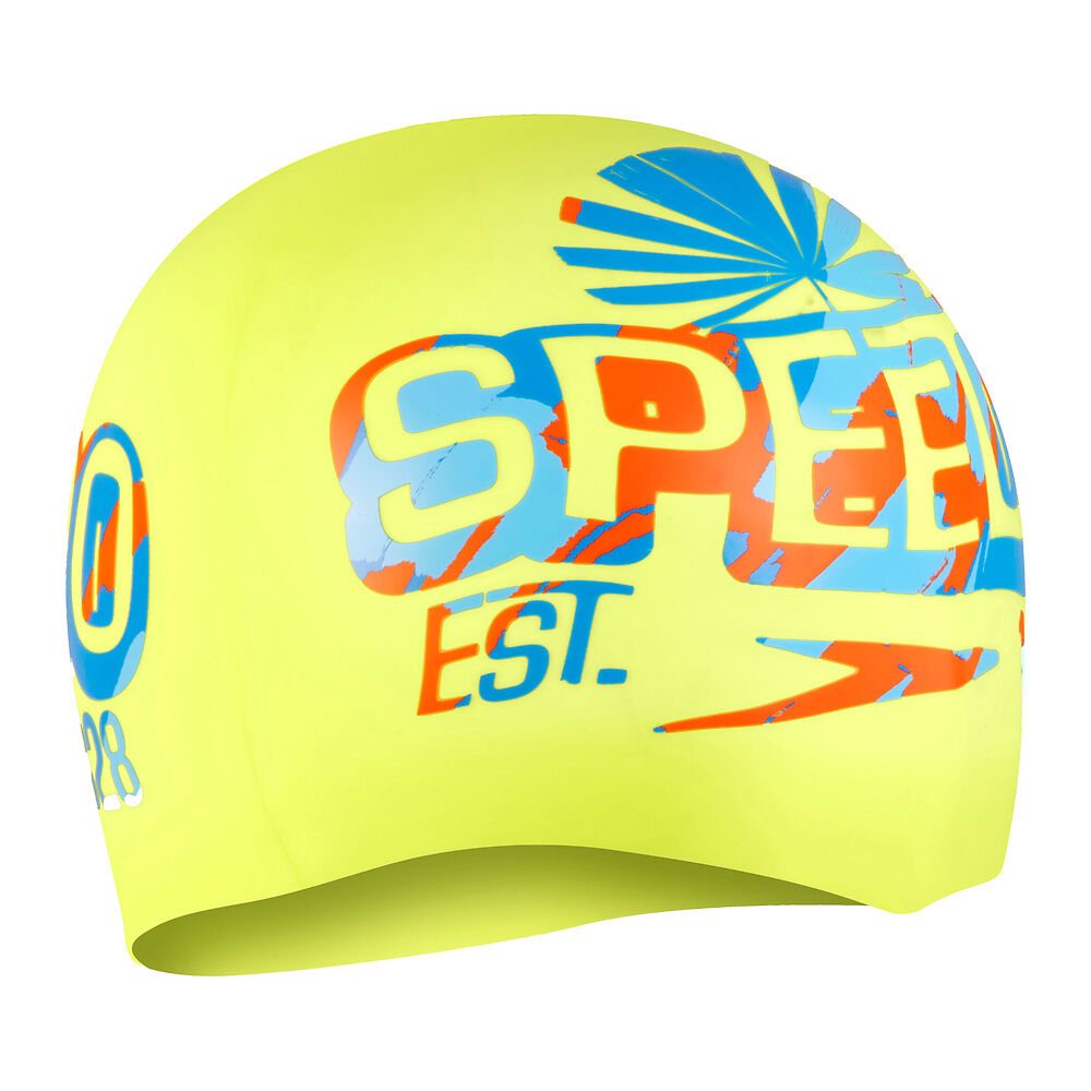 Printed Silicone Cap Lemon Drizzle/Picton Blue/Punch Blue | Accessories ...